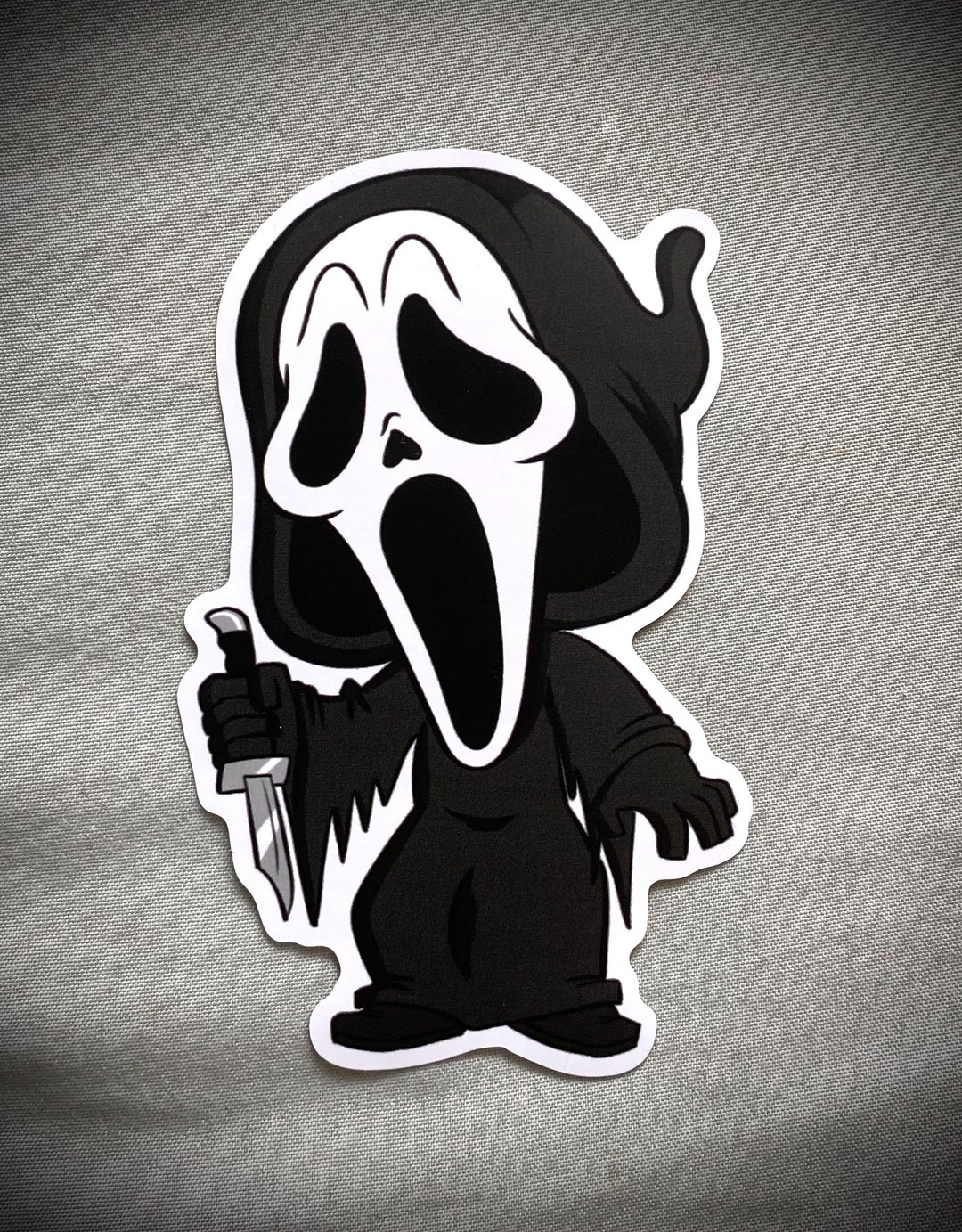 Ghostface Inspired Sticker - Etsy