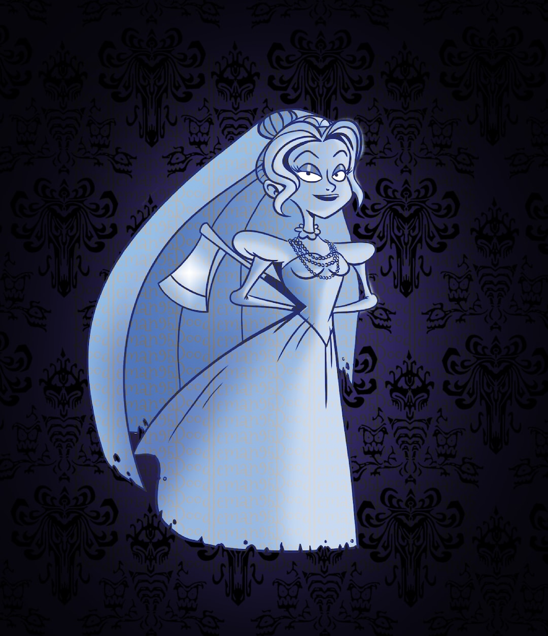 Constance Hatchaway Haunted Mansion Bride Digital Download - Etsy