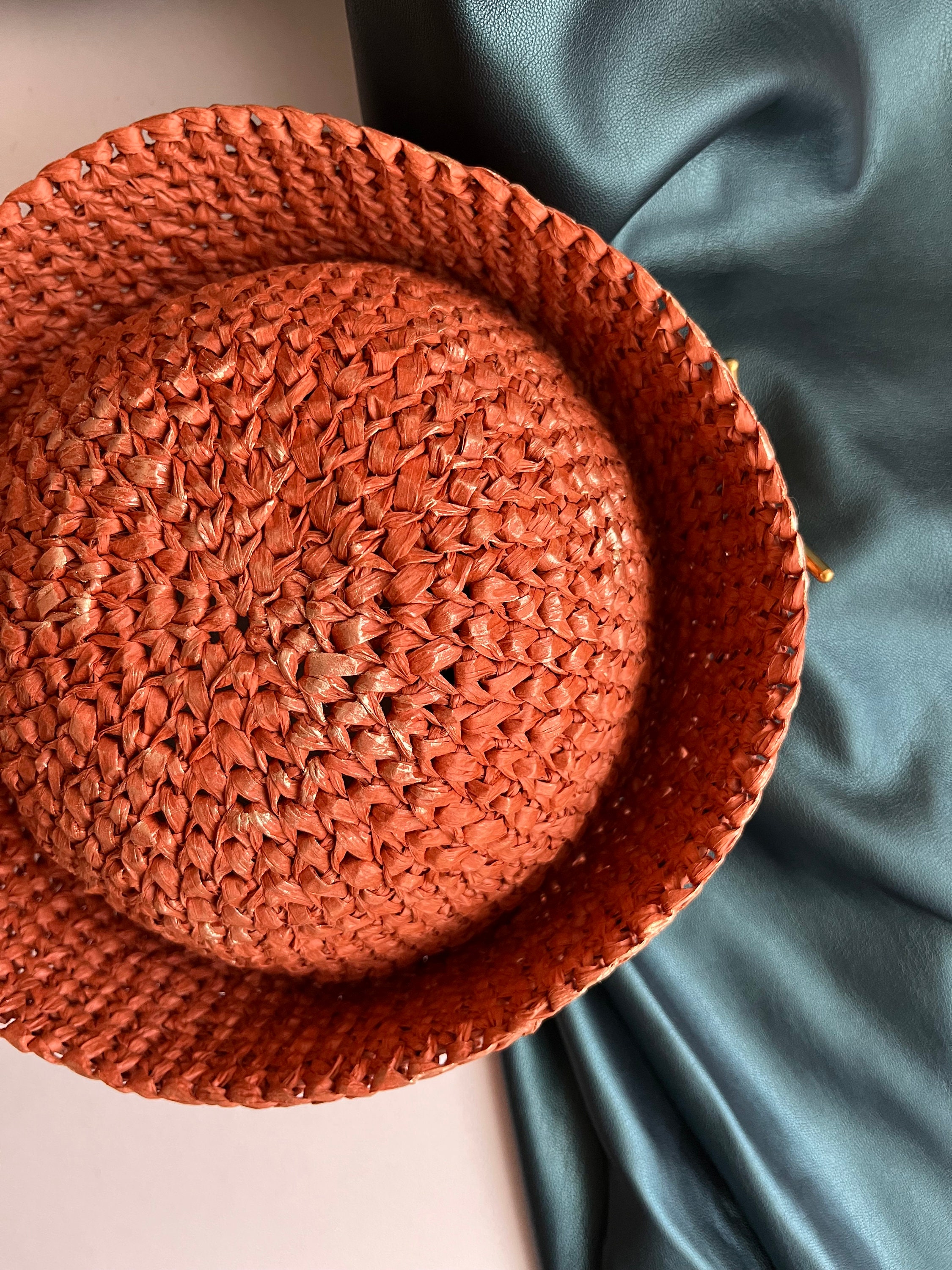 Crochet Raffia Sailor Hat: Personalized Summer Style - Etsy