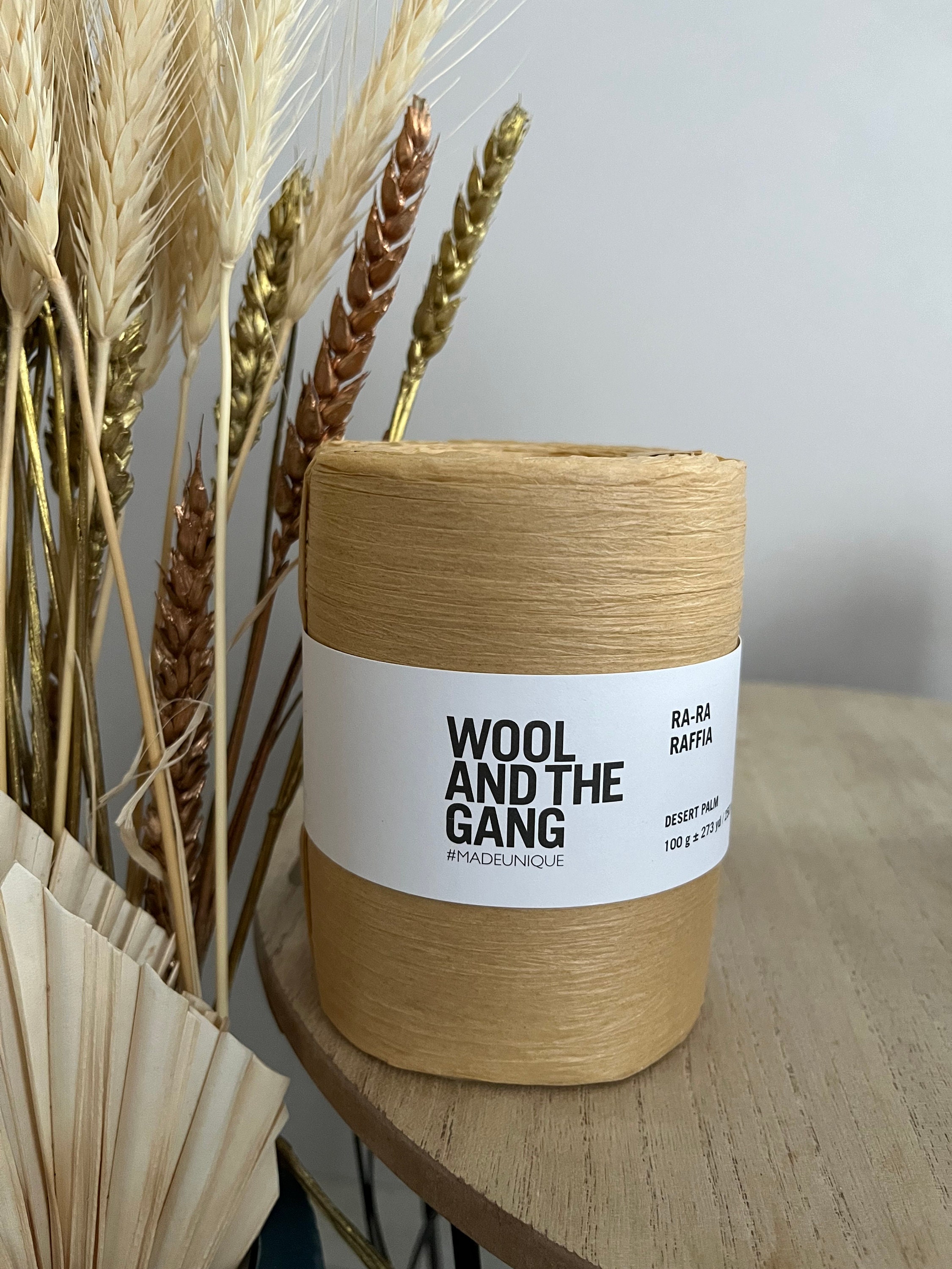 Paper Raffia Wool and the Gang, Natural Eco Friendly Yarn for Crochet ...