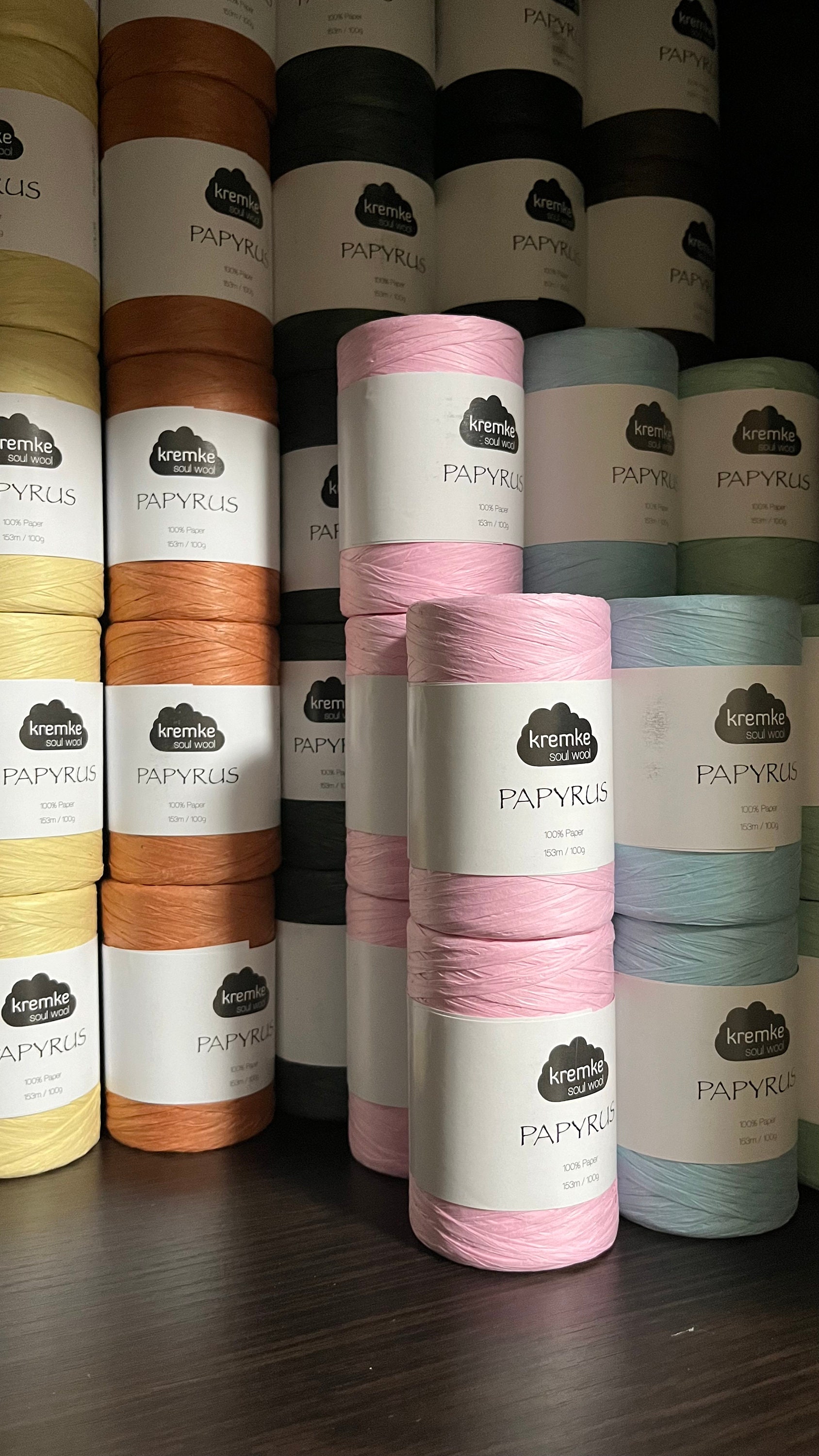 Paper Raffia Papyrus, 100% Natural Yarn for Crochet Hats, Bags, Baskets ...