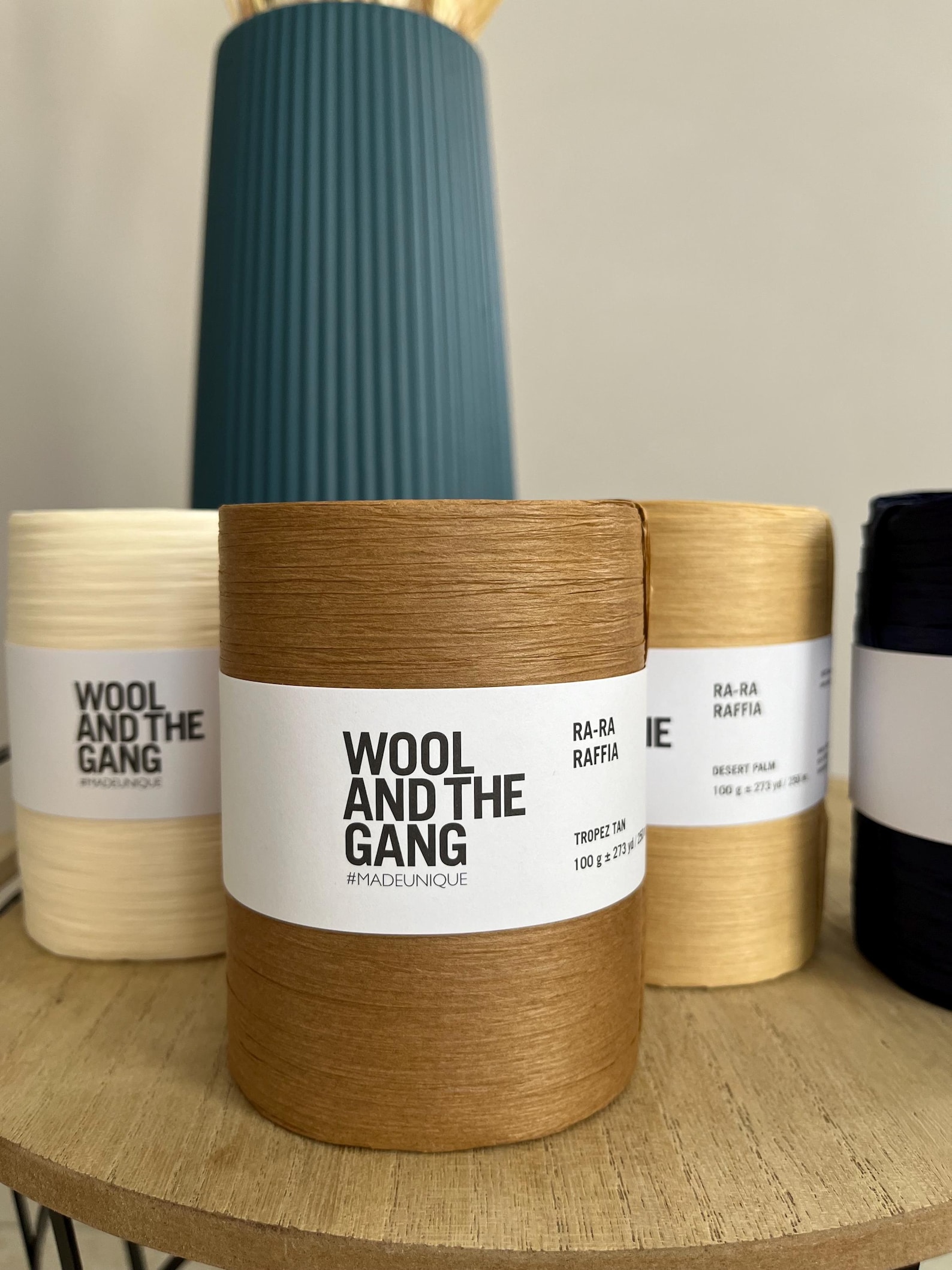 Paper Raffia Wool and the Gang, Natural Eco Friendly Yarn for Crochet ...