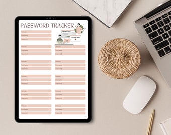 Password Tracker - Etsy
