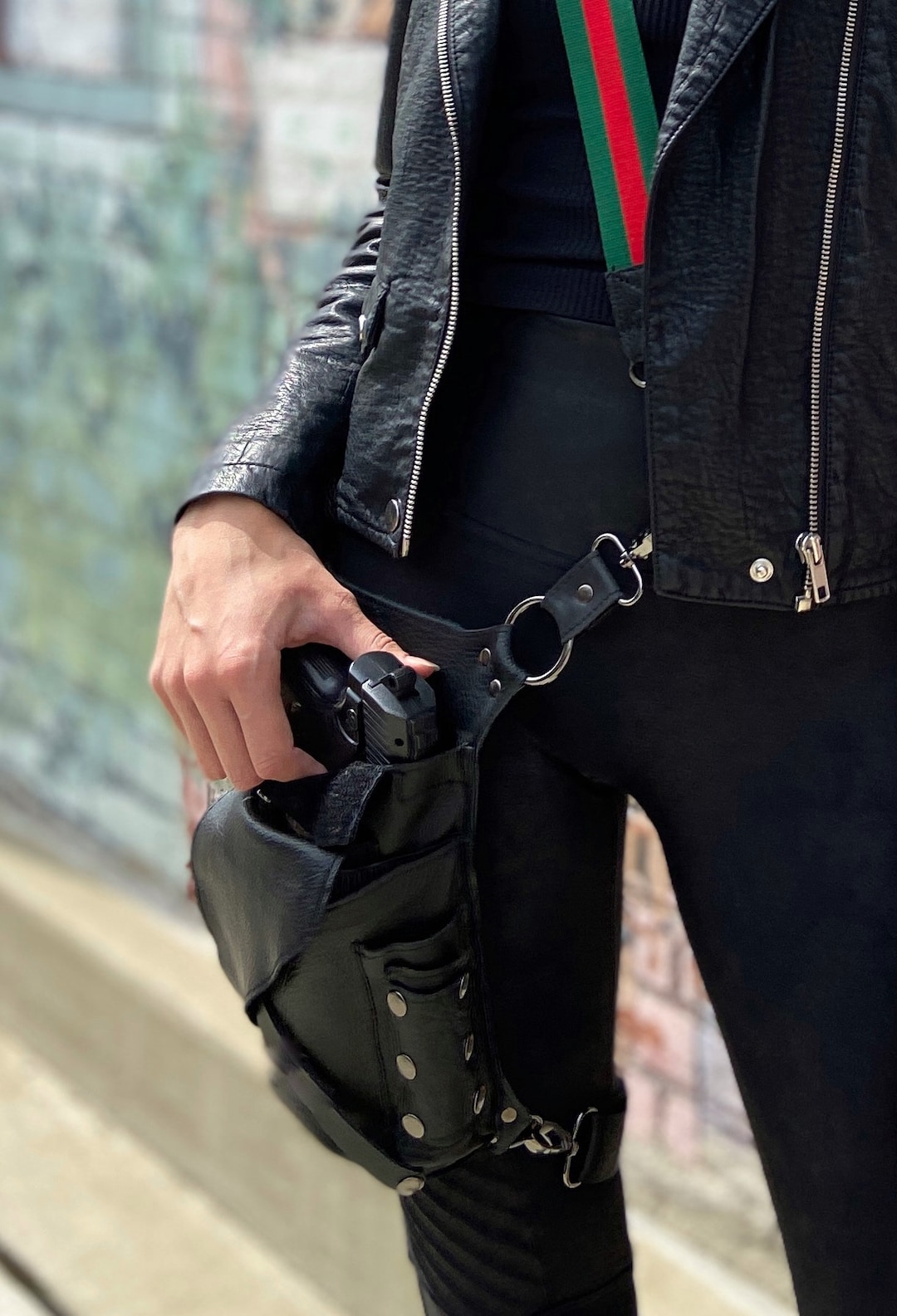 Concealed Carry Leg and Cross Body Bag // Full Harness - Etsy