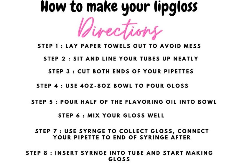 Customizable Lip Gloss Starter Kit - Etsy