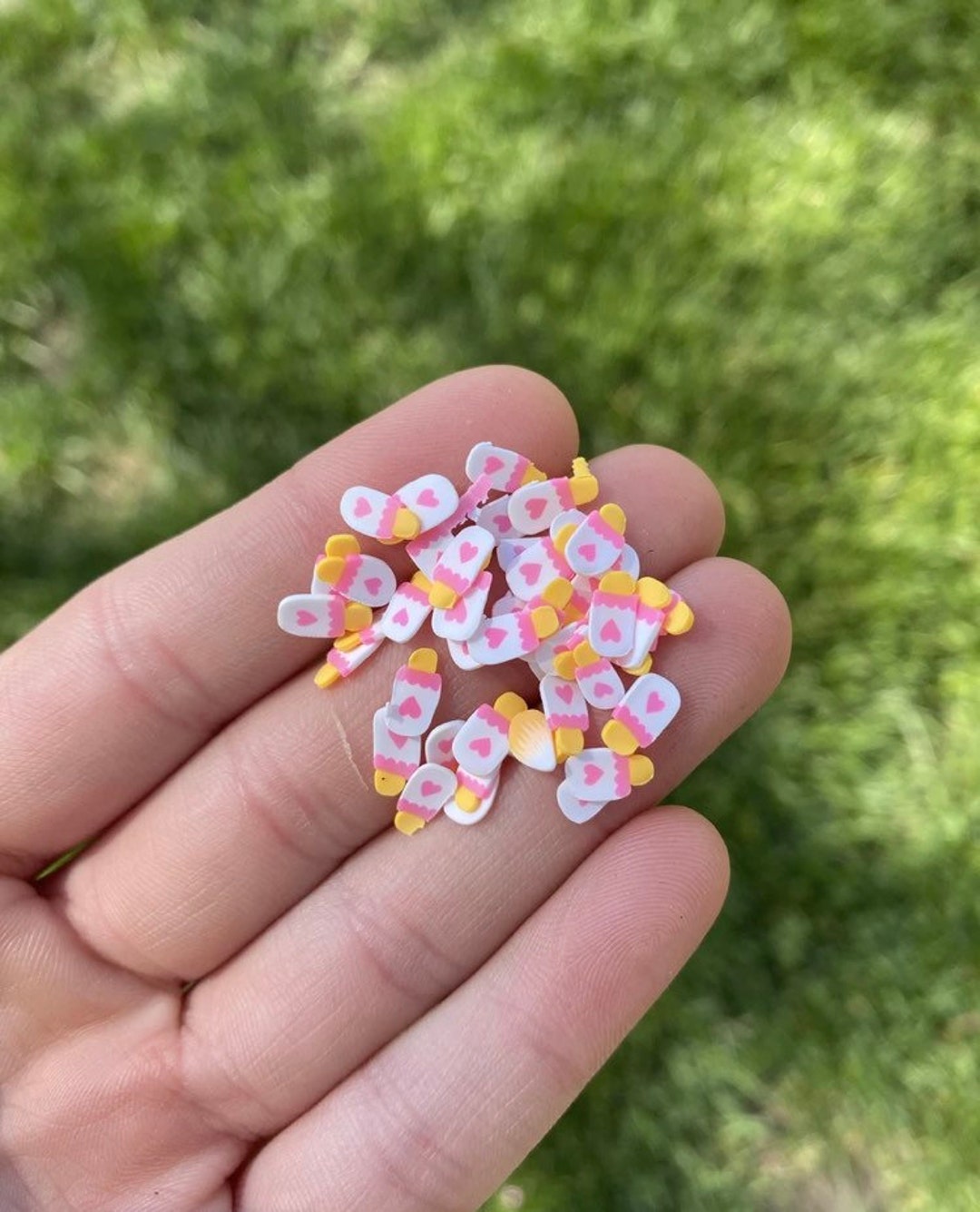 Small Popsicle Polymer Clay Slices - Etsy