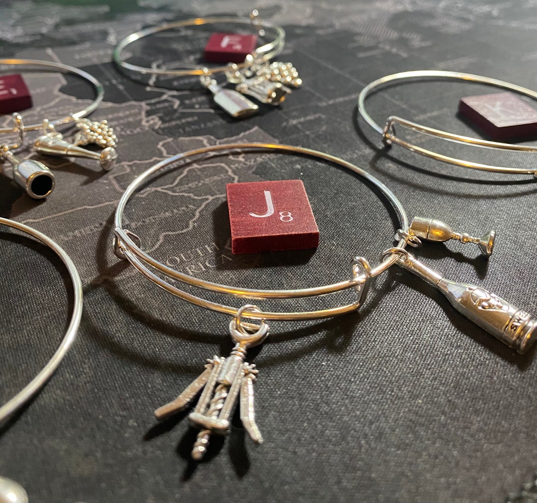 Wine Expandable Bangle Bracelets - Etsy