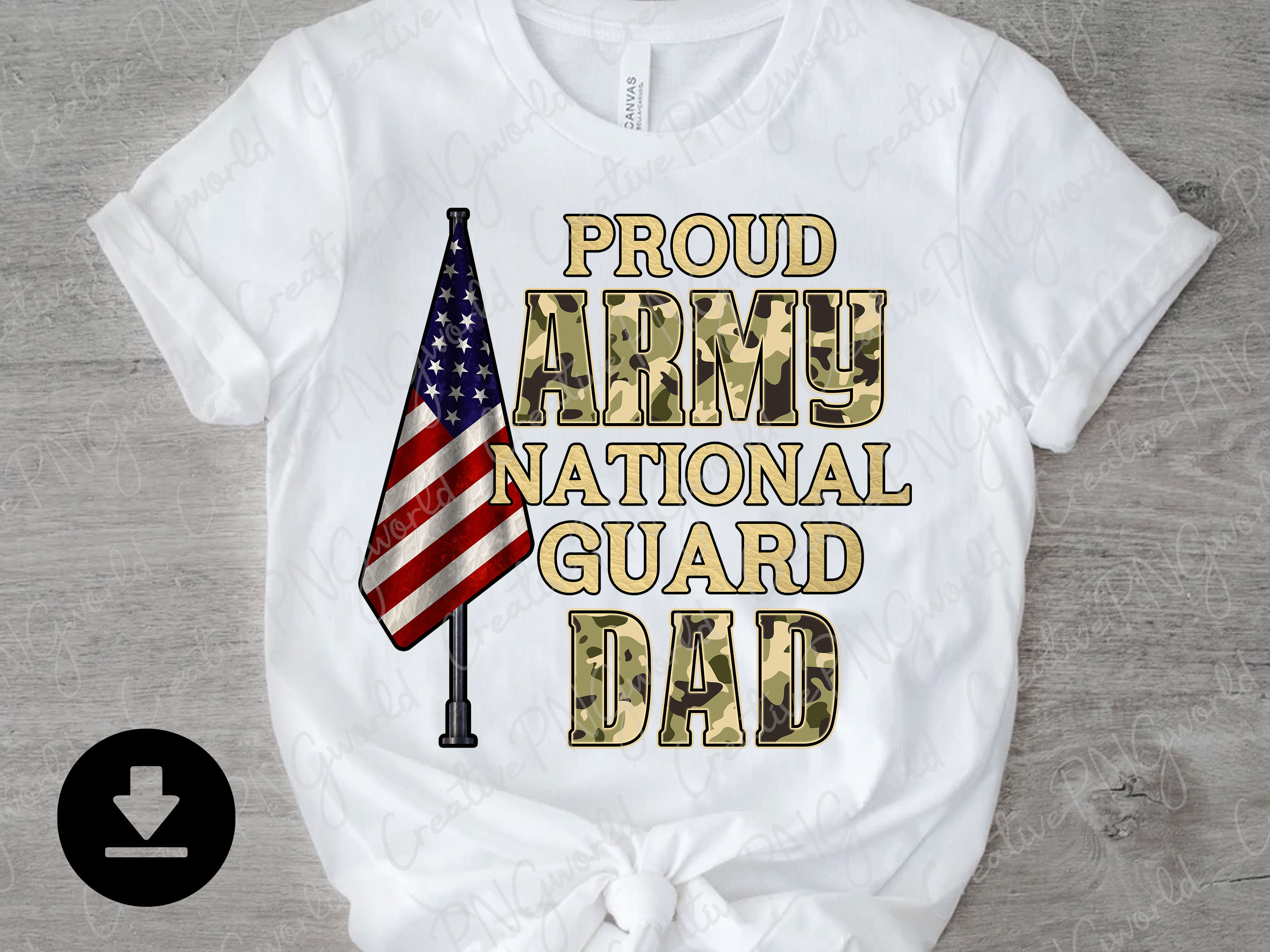 Proud Army National Guard Dad PNG File Digital Download Military Dad ...