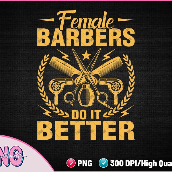 Female Barbers Do It - Etsy