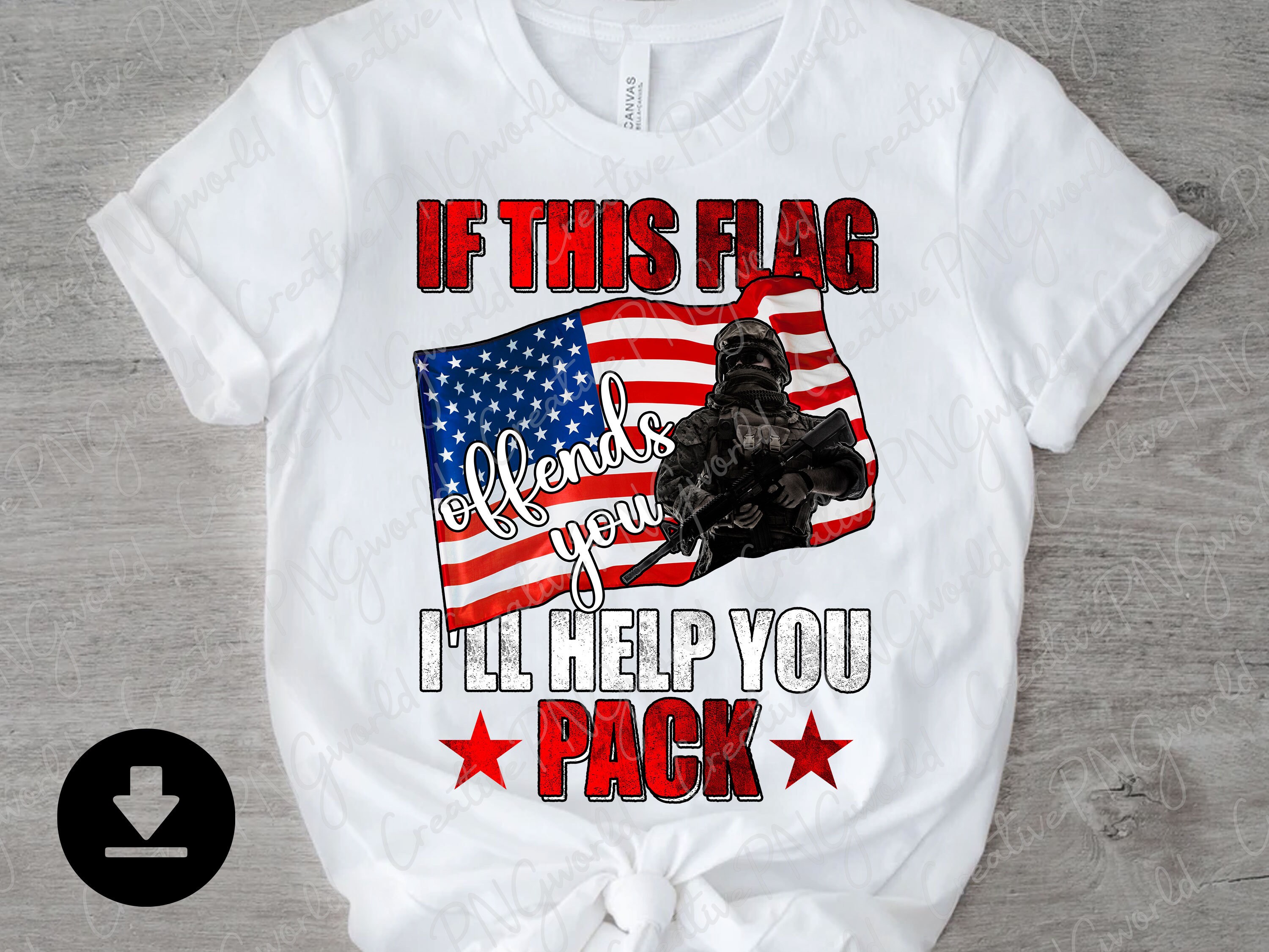 If This Flag Offends You I'll Help You Pack Veteran PNG File Digital ...