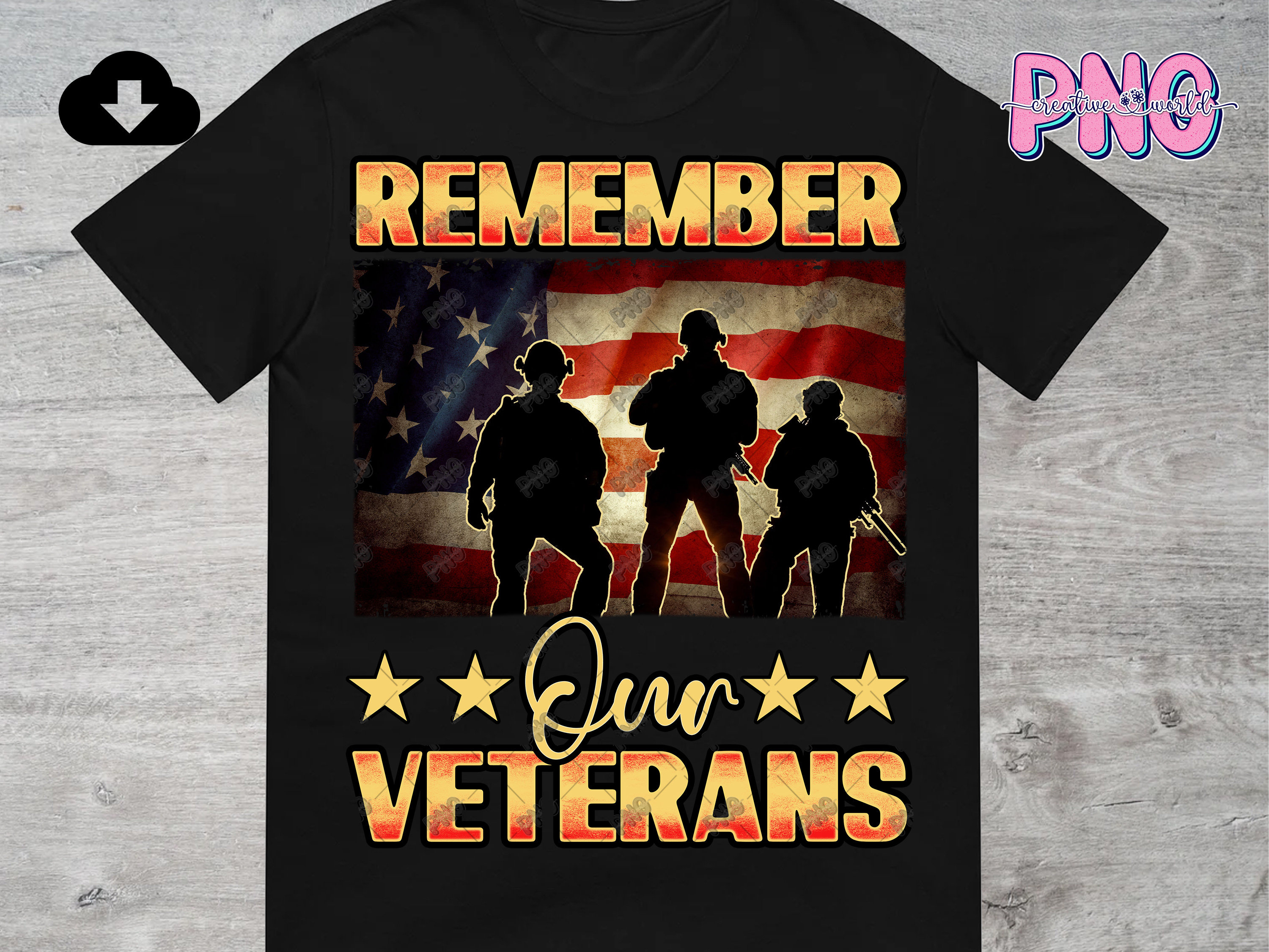 Remember Our Veterans PNG File Digital Download Memorial Day Png ...