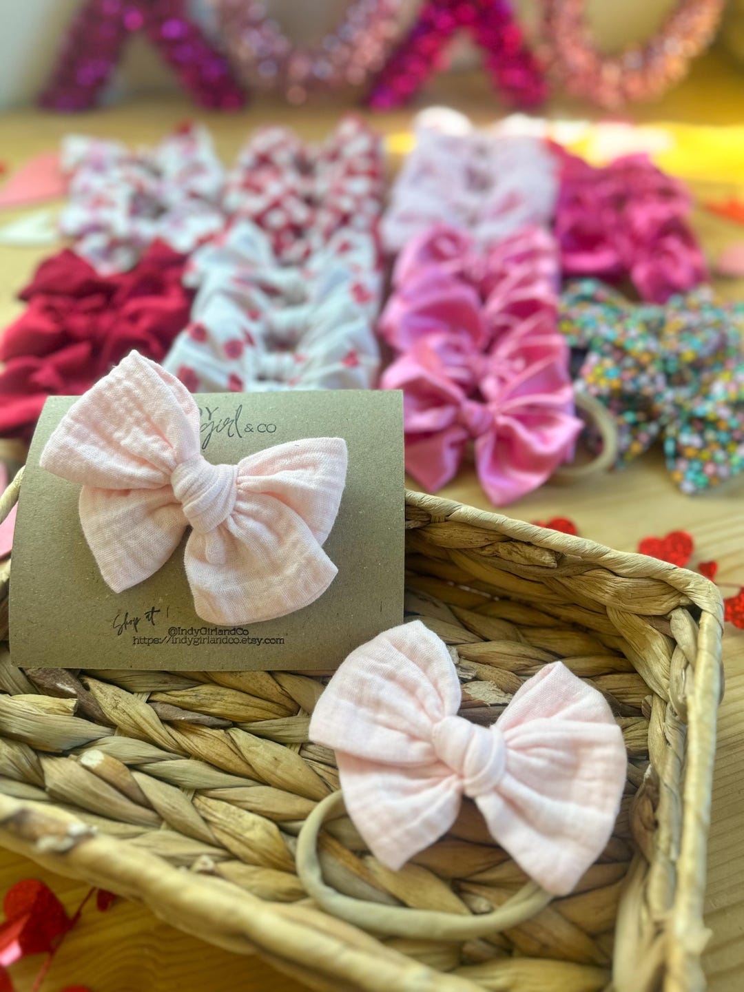 Baby Pink Bow - Etsy