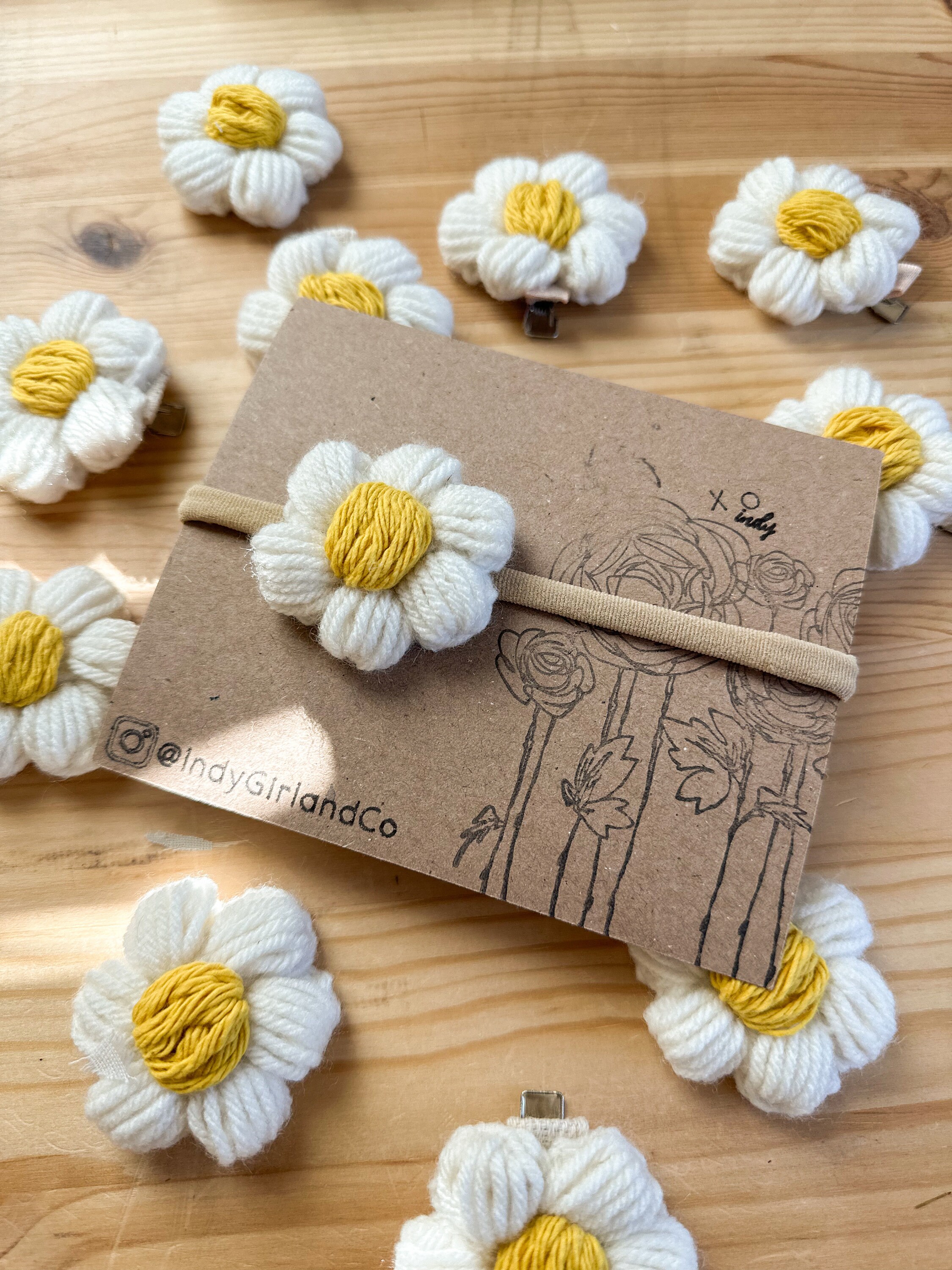 Puff Daisies - Etsy