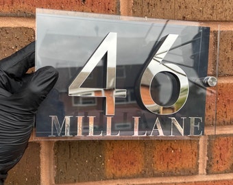 Acrylic Door Number - Etsy UK