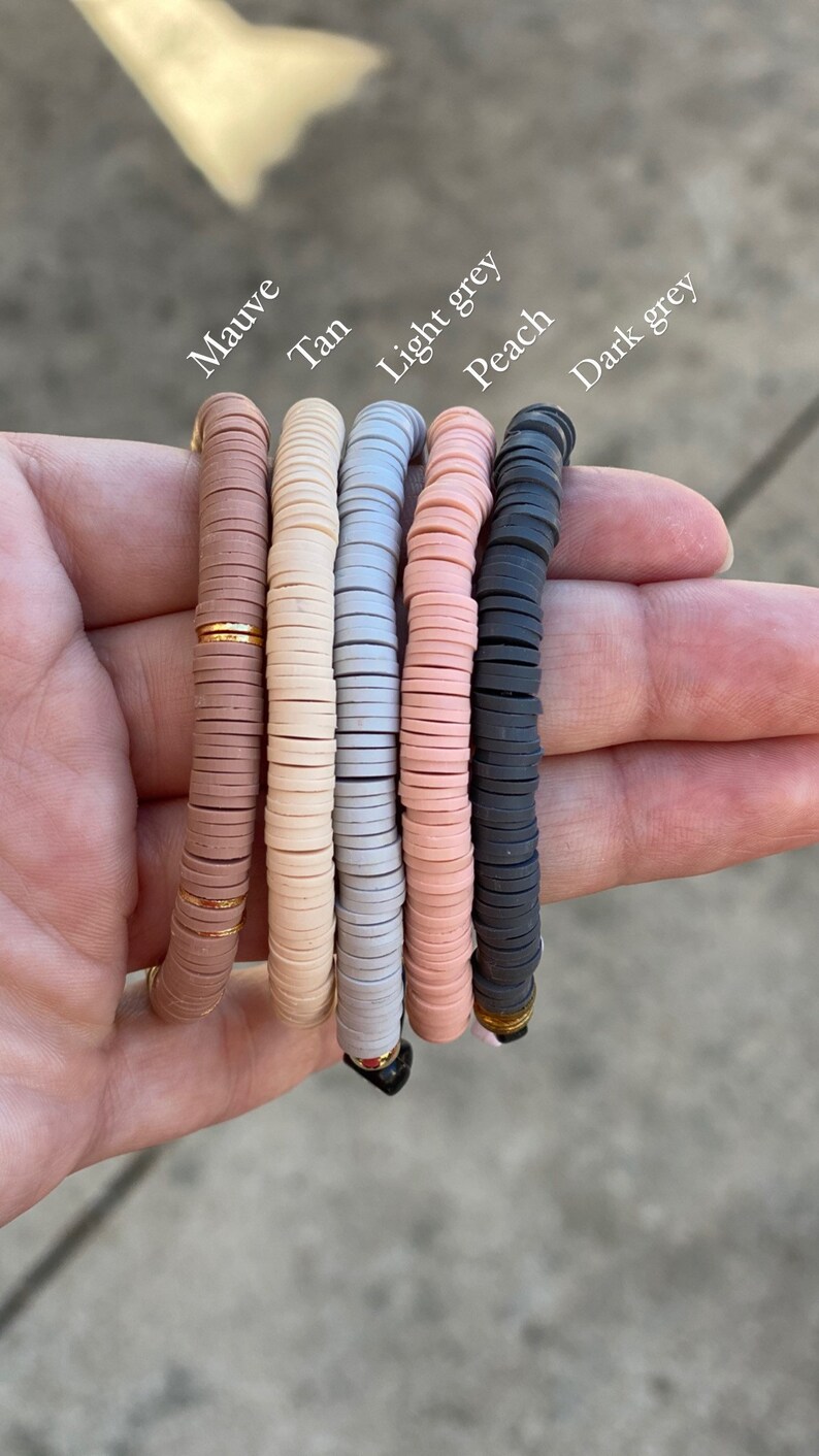 Custom Name bracelets 6mm | Etsy