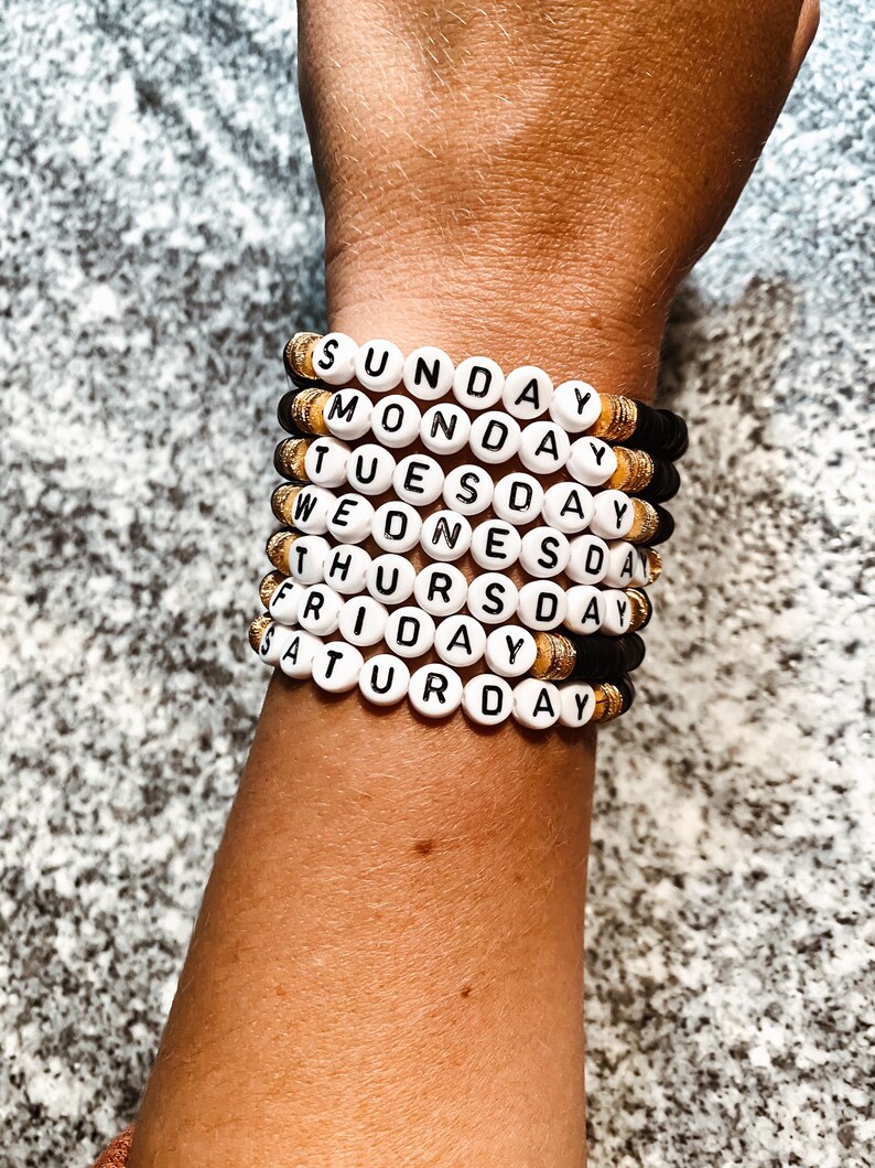 Custom Name bracelets 6mm | Etsy