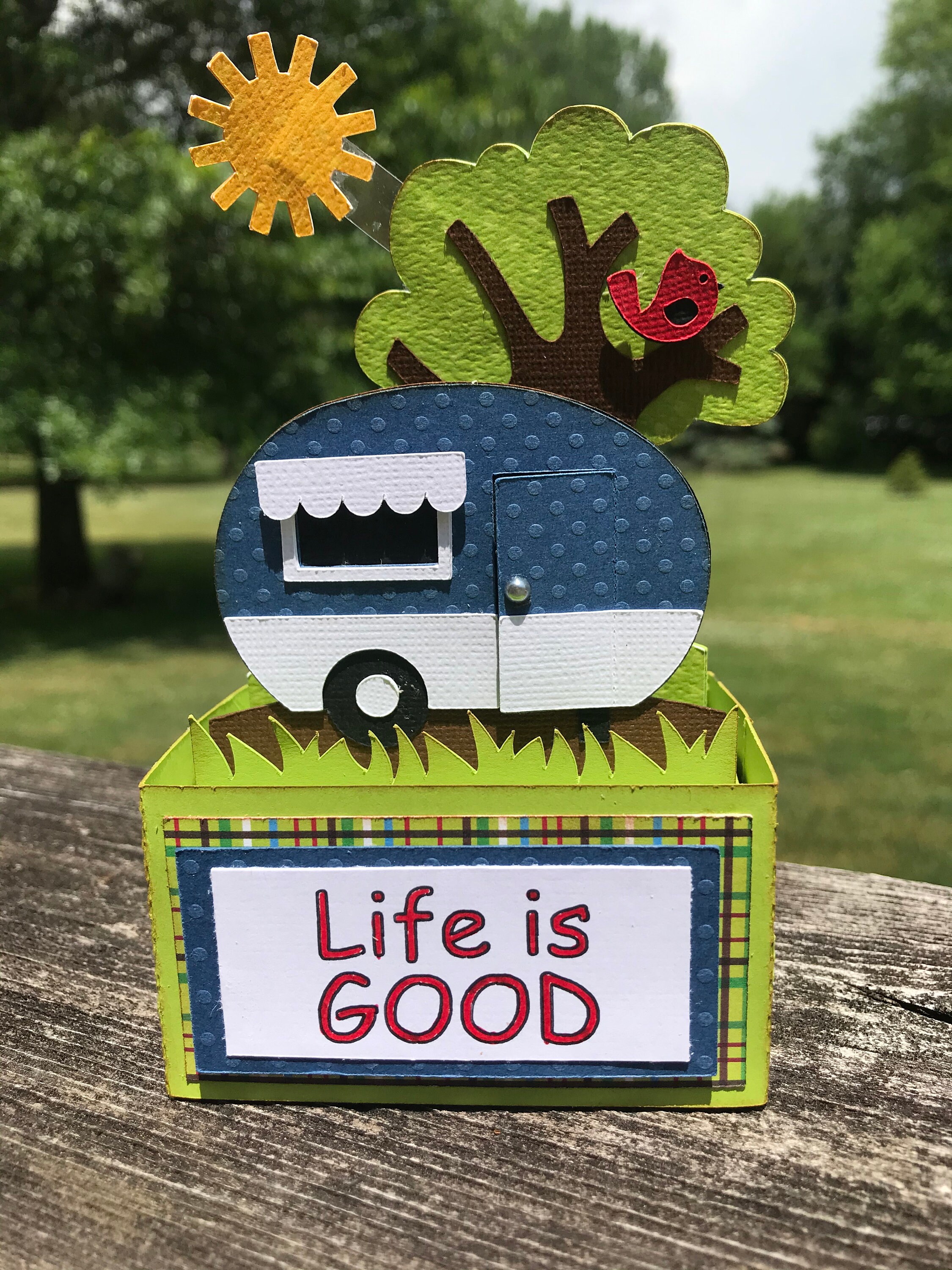 3D Camper Card - Etsy