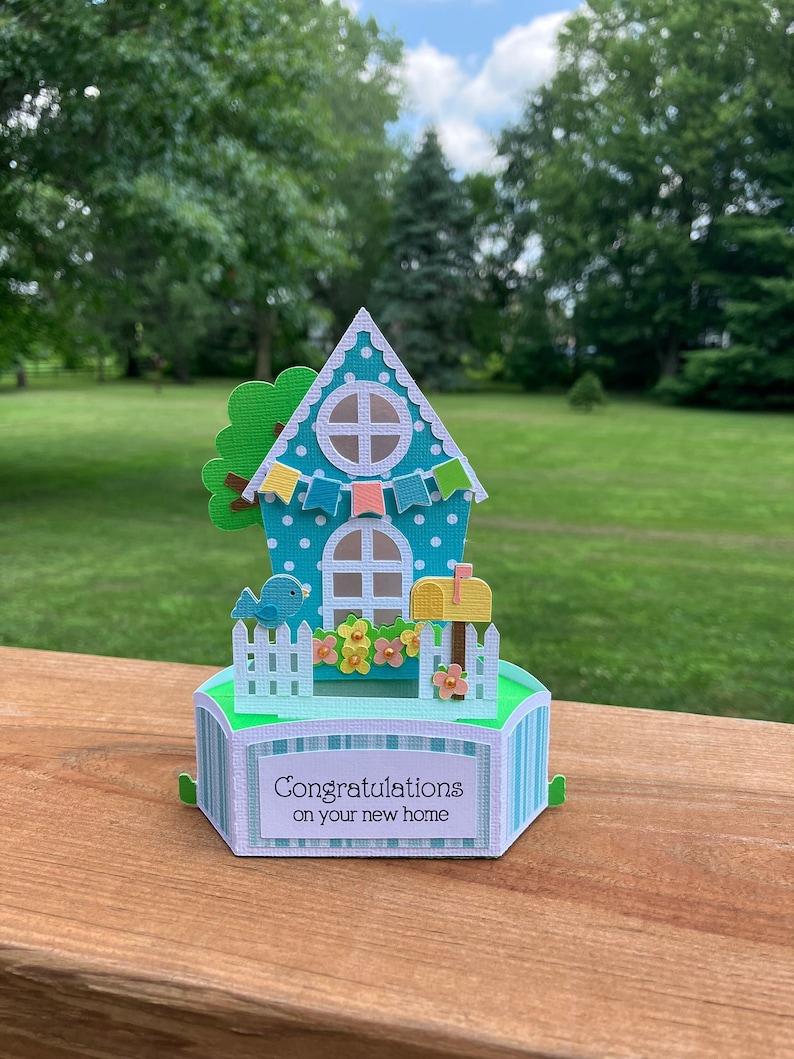 New House Popup Card, 3D New House Card, Handmade Card - Etsy