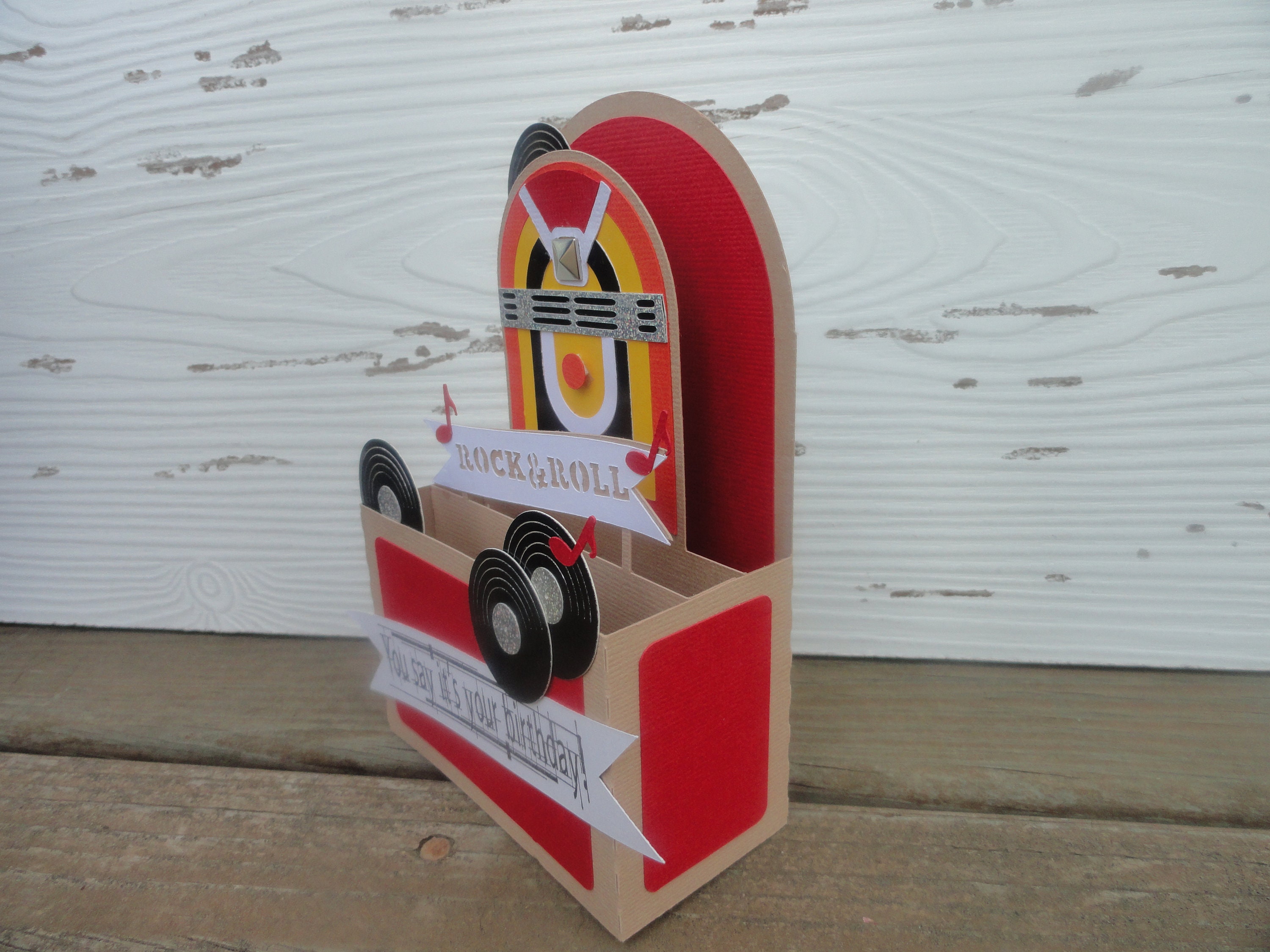 3D Juke Box Pop up Card, Birthday Card - Etsy