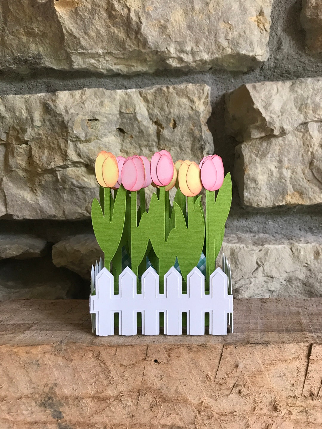 3D Pop up Tulip Card Box Card Tulip Birthday Card All - Etsy
