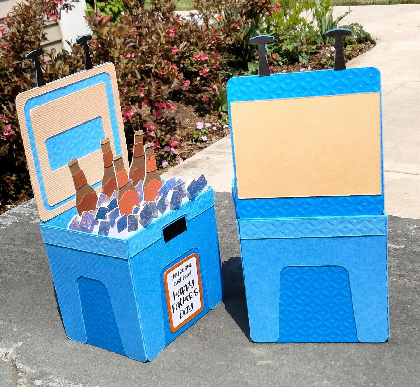 Cooler With Beverages Pop up Card - Etsy