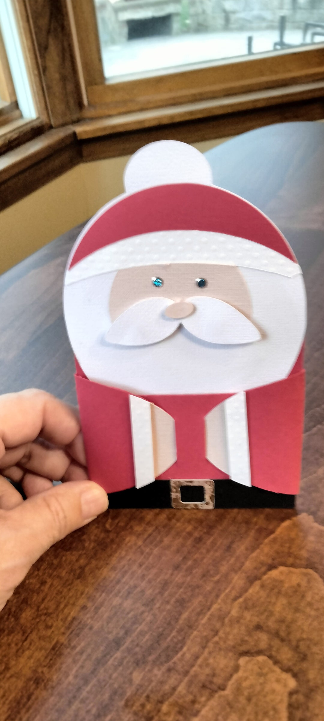 Santa Gift Card Holder - Etsy