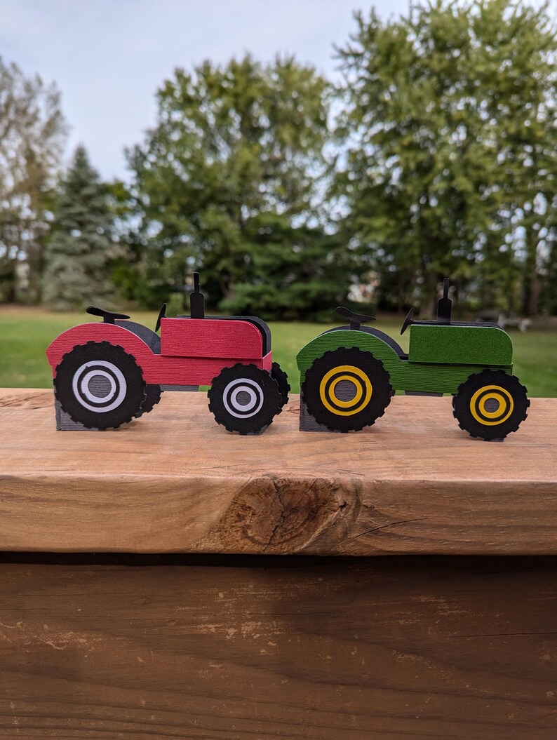 Tractor Birthday Pop up Card - Etsy