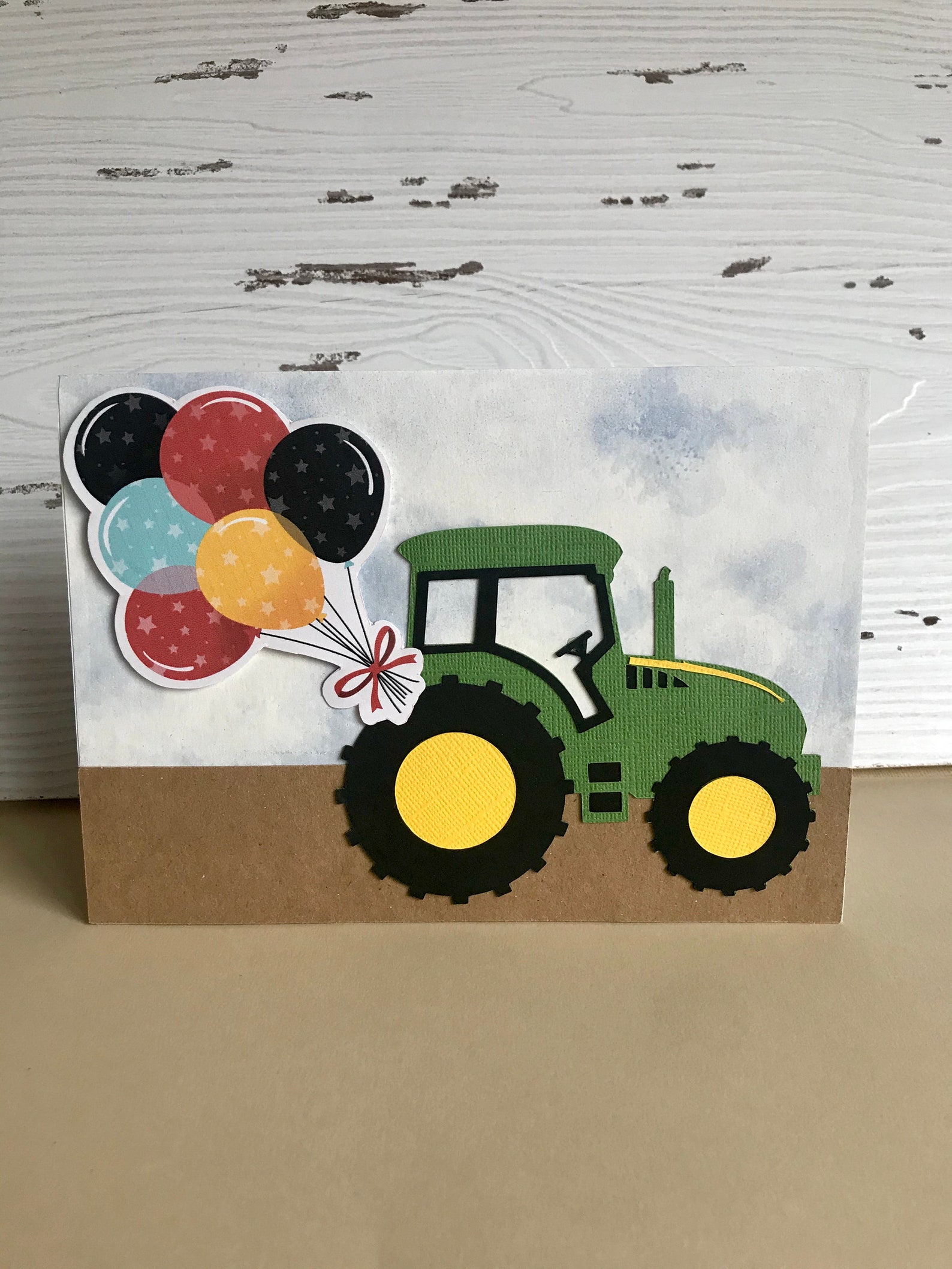 Tractor Birthday Card, Birthday Card, Tractor Card - Etsy