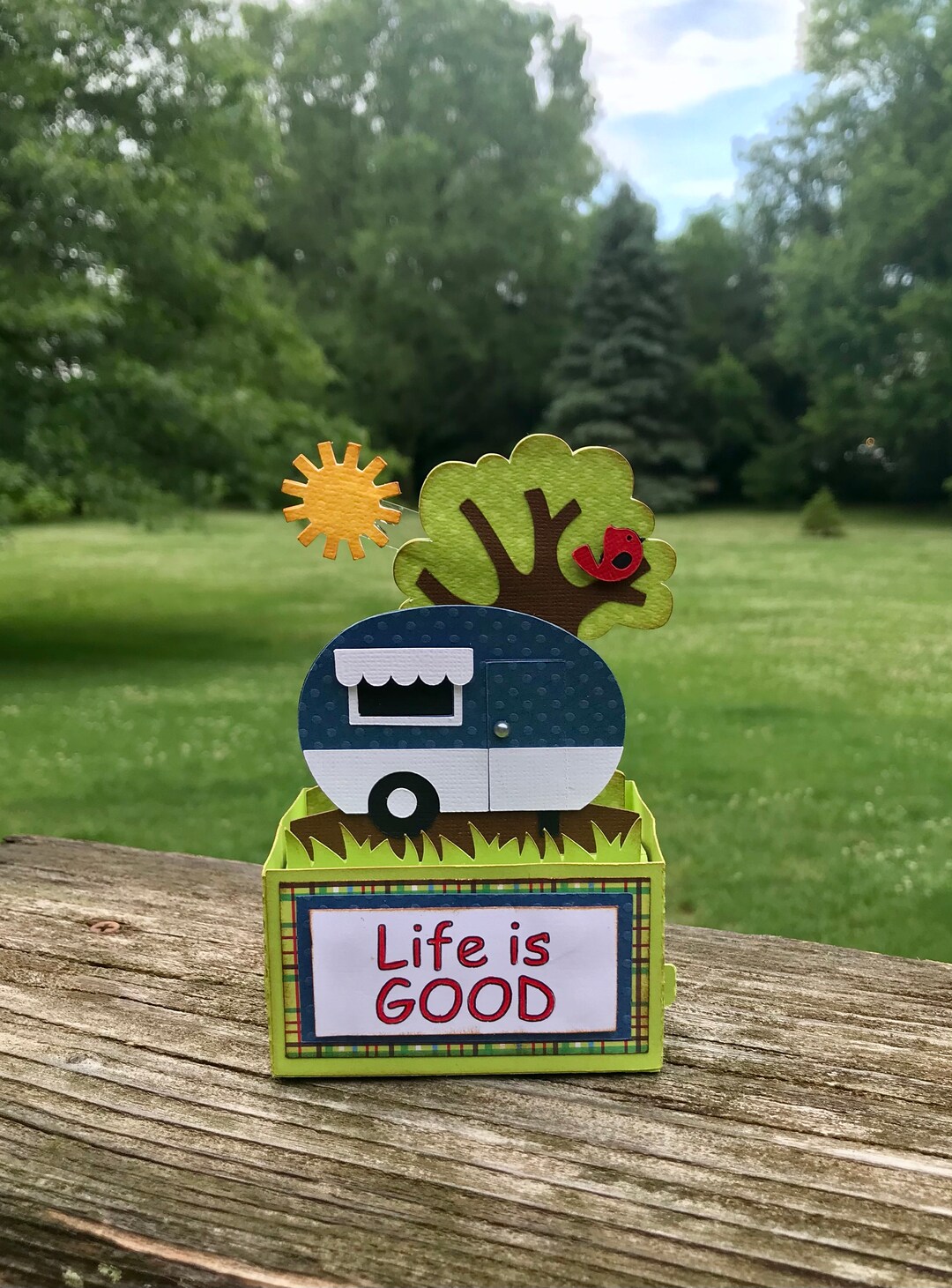 3D Camper Card - Etsy