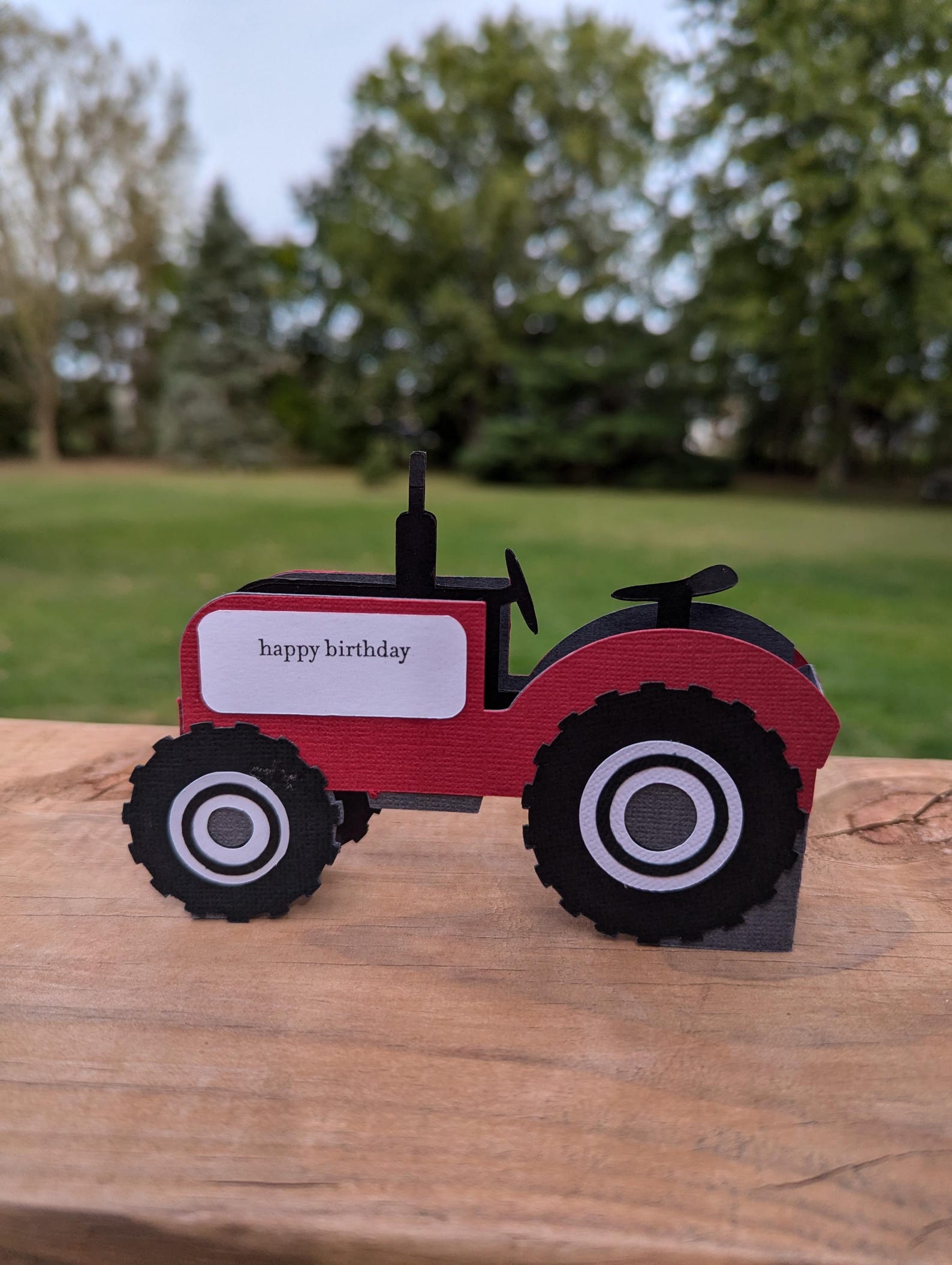 Tractor Birthday Pop up Card - Etsy