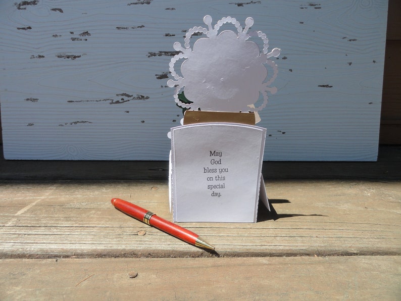3D Pop up Girl First Communion Card - Etsy