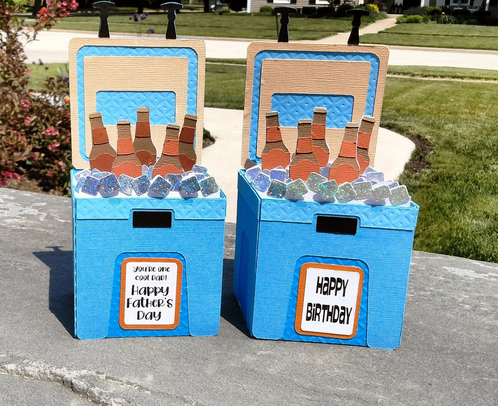 Cooler With Beverages Pop up Card - Etsy