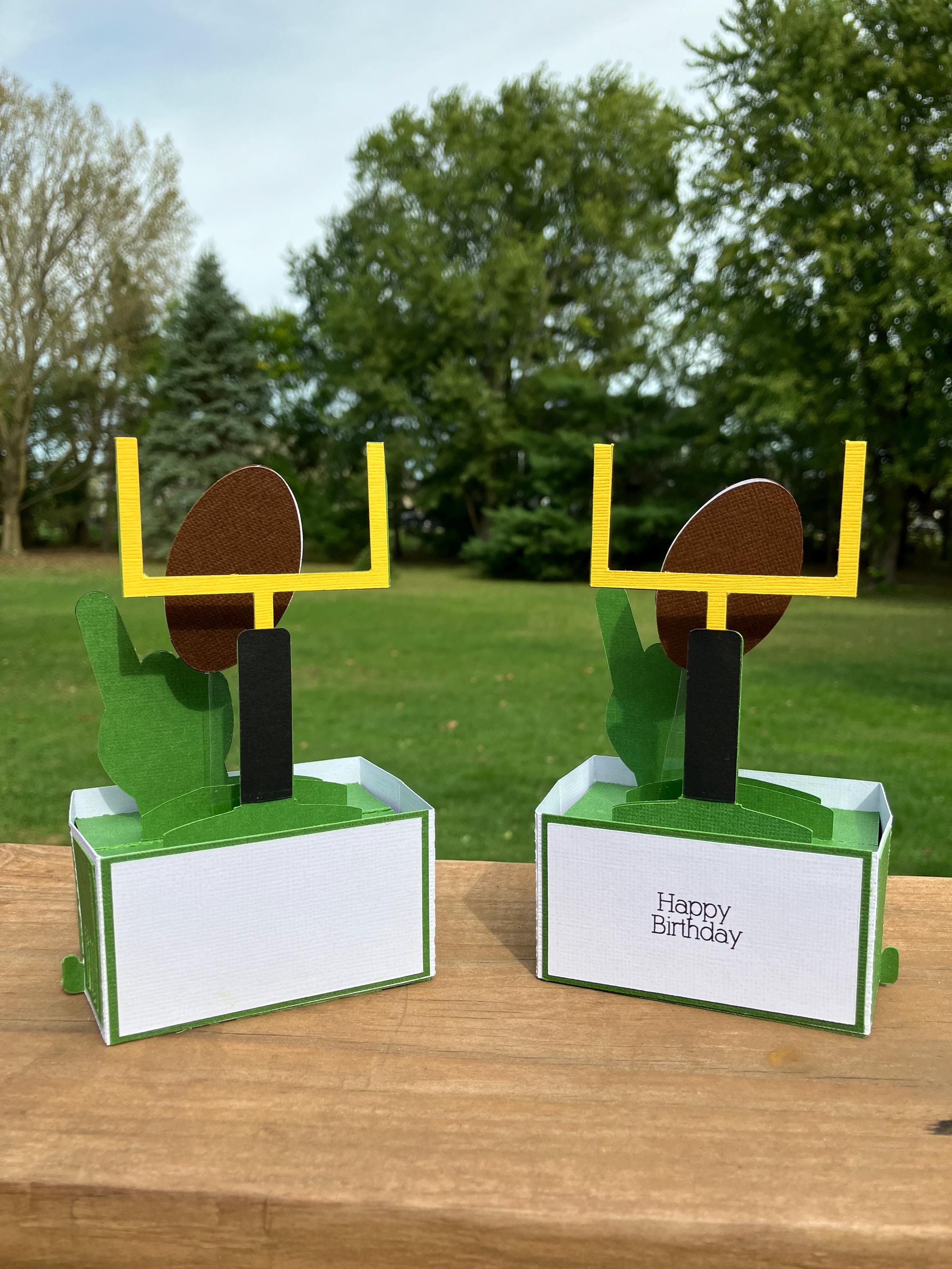 Pop up Football Card, Birthday Card - Etsy