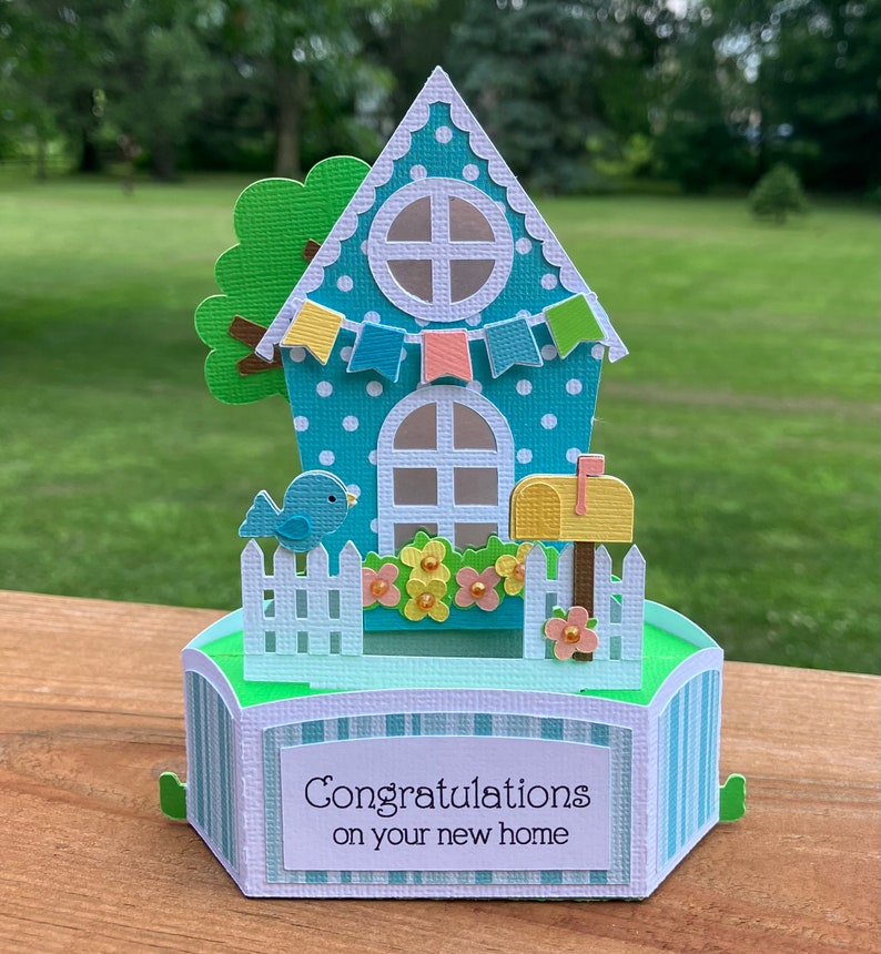 New House Popup Card, 3D New House Card, Handmade Card - Etsy