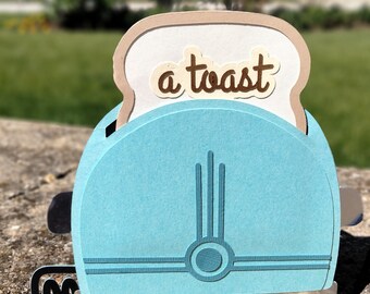 Toaster Birthday Card Funny Toaster Card - Etsy