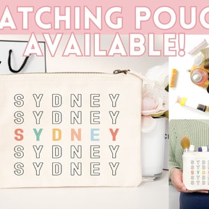 Personalized Name Bag Custom Name Tote Bag Custom Gift Bridesmaids Bag ...