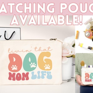 Dog Mom Tote Bag Gift for Dog Mom Animal Lover Tote Shopper Dog Lover ...