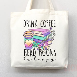 Book Lovers Tote School Bag Gift for Book Lover Gift for Bookworms Gift ...