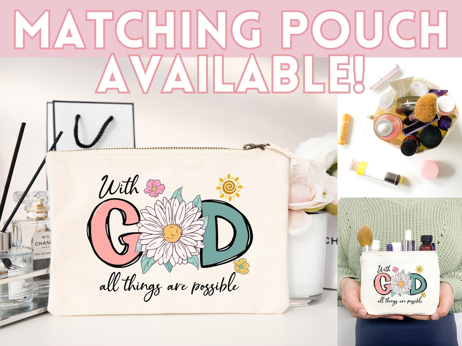 Faith Tote Bag Christian Tote Bag Canvas Gift Religious Gift Scripture ...