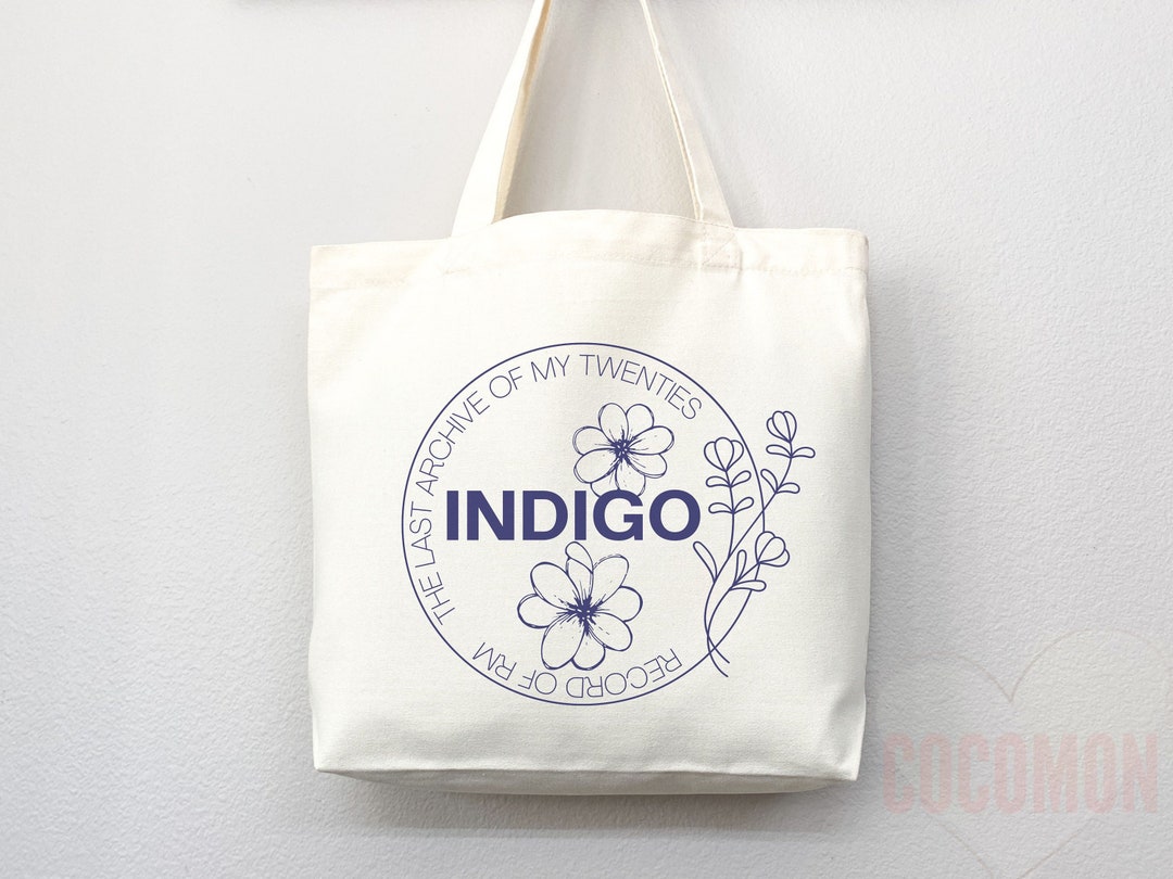 Rm Indigo Kpop Tote Bag Kpop Merch Kpop Tote Kpop Bag Life Goes on Tote ...