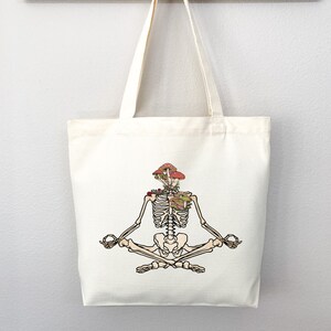 Cottagecore Tote Bag Goblincore Tote Yoga Lover Bag Tote Bag Everyday ...