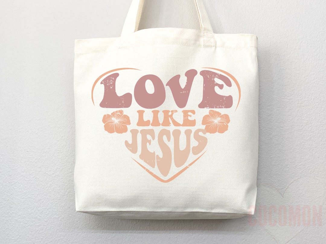Faith Tote Bag Christian Tote Bag Canvas Gift Religious Gift Scripture ...