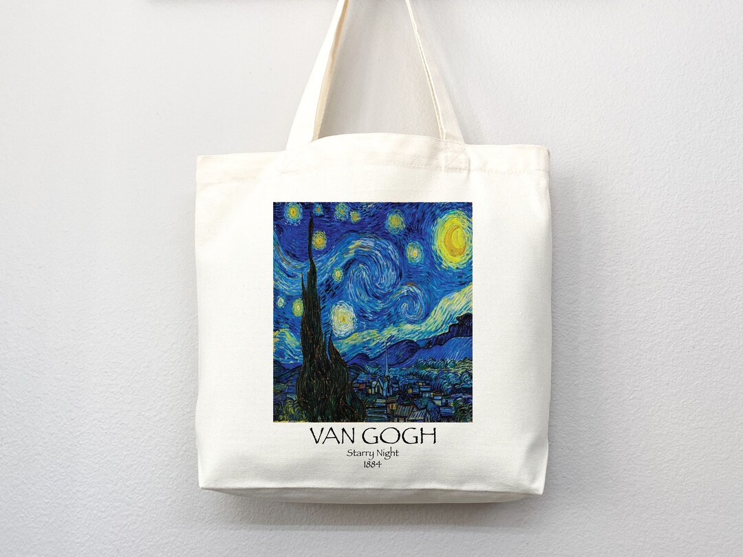Van Gogh Tote Bag, Artsy Tote Bag, Art Tote Bag, Van Gogh Bag ...