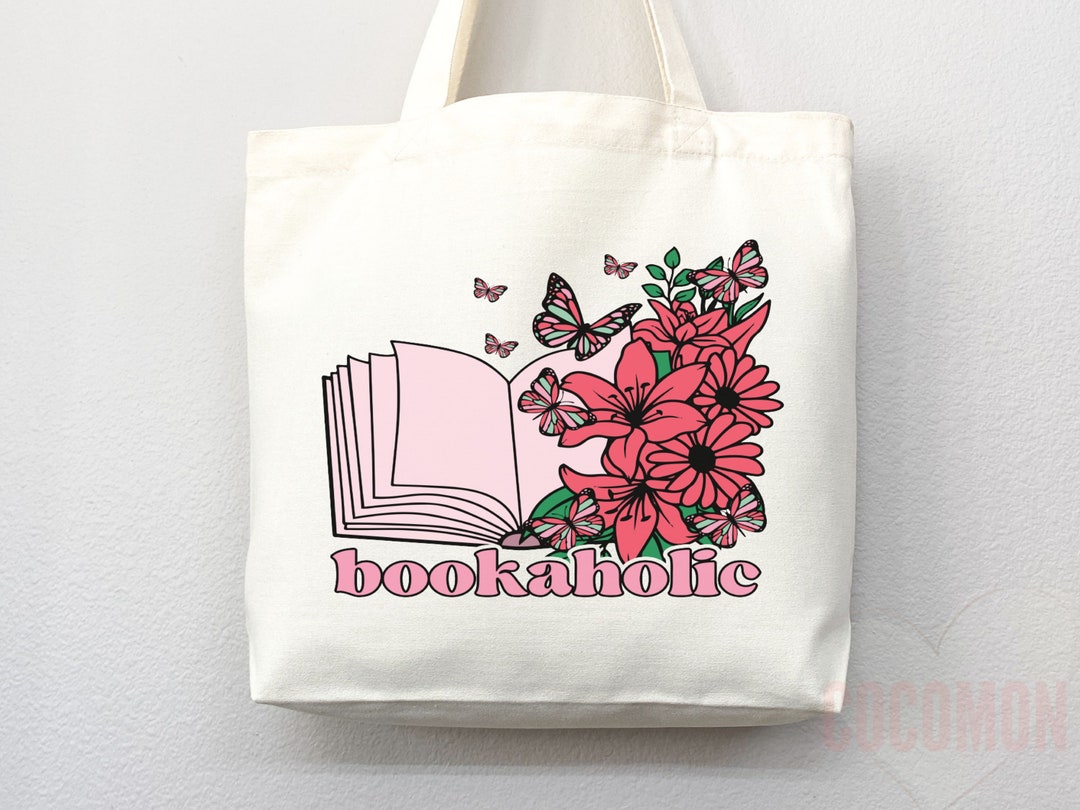 Book Lovers Tote School Bag Gift for Book Lover Gift for Bookworms Gift ...