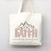Faith Tote Bag Christian Tote Bag Canvas Gift Religious Gift - Etsy