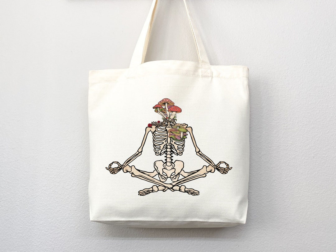 Cottagecore Tote Bag Goblincore Tote Yoga Lover Bag Tote Bag Everyday ...