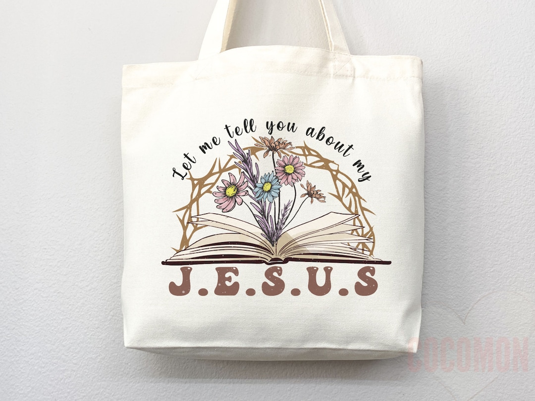 Faith Tote Bag Christian Tote Bag Canvas Gift Religious Gift Scripture ...