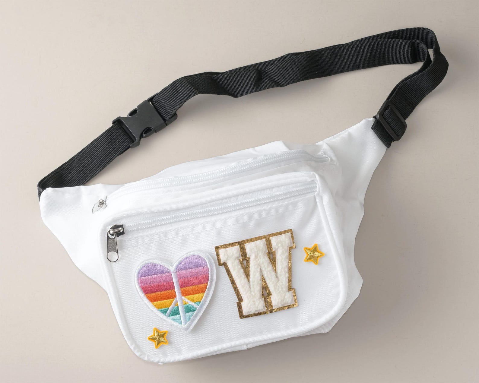 Nylon Fanny Pack, Women Personalized Fanny Pack Bag With Patches ...