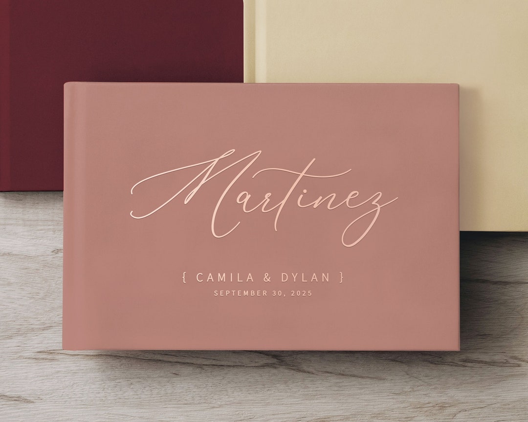 Custom Wedding Guestbook, Personalized Wedding Photo Album, Wedding ...