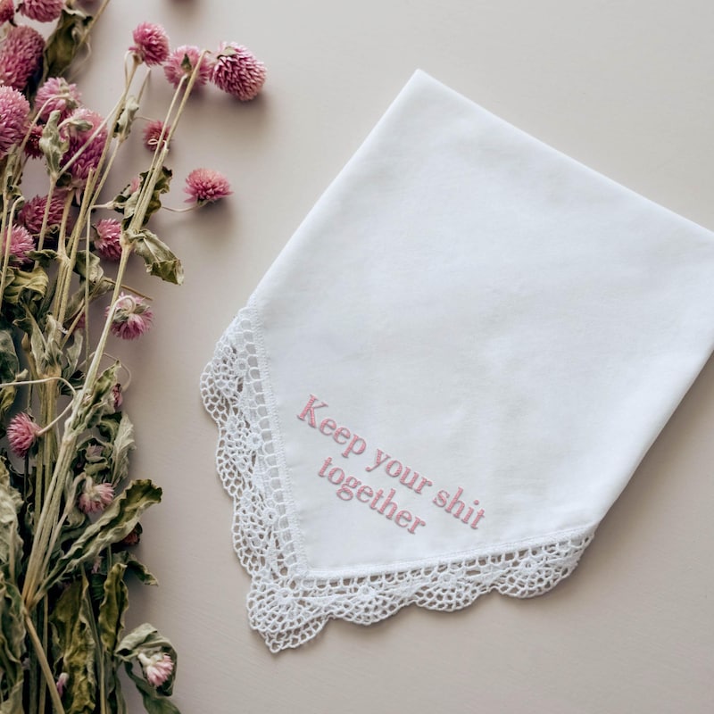 Embroidered Handkerchief - Etsy